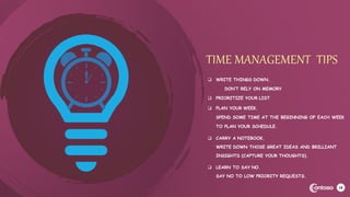 Effective time management | PPTX