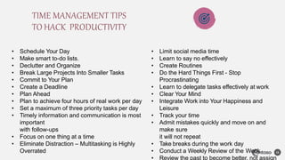Effective time management | PPTX