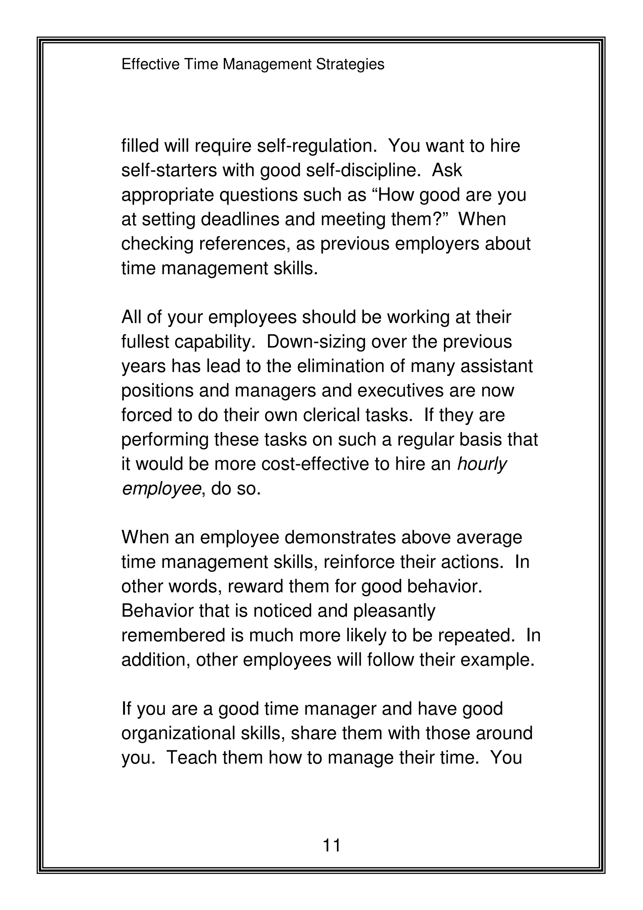 Effective time management strategies ( pdf drive ) | PDF