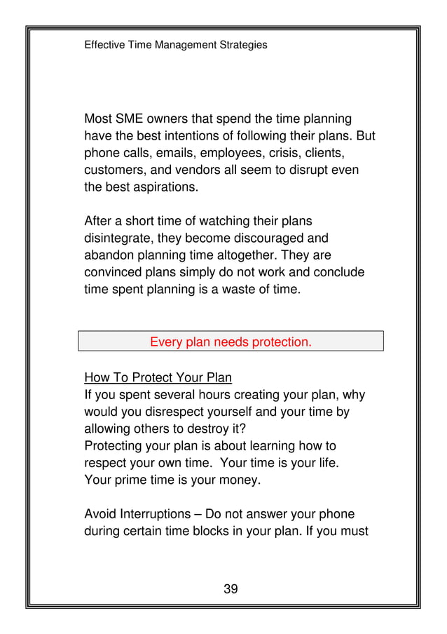 Effective time management strategies ( pdf drive ) | PDF