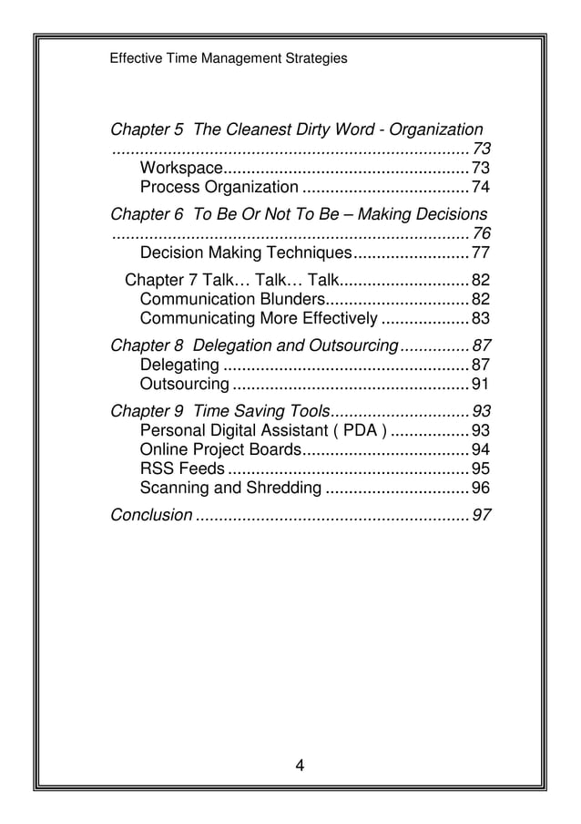 Effective time management strategies ( pdf drive ) | PDF