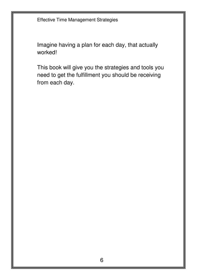 Effective time management strategies ( pdf drive ) | PDF