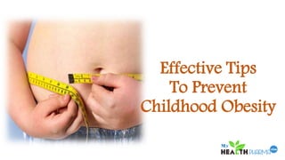 Effective Ways To Treat Childhood Obesity | PPT
