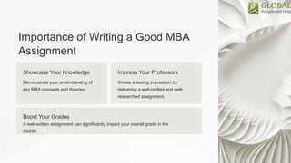 Effective Tips To Write an MBA Assignment | PPTX