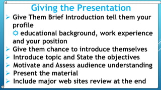 Effective training presentation skill | PPT