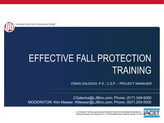 Effective Fall Protection Training | PPT