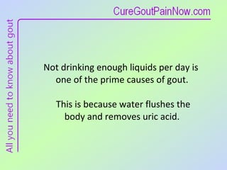 Effective Treatment For Gout | PPT