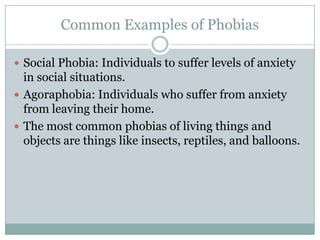 Effective Treatments Of Phobias | PPTX