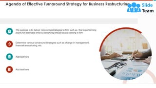 Effective Turnaround Strategy For Business Restructuring PowerPoint ...