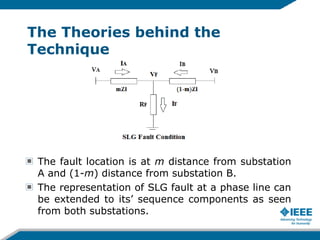 Effective two terminal single line to ground fault location algorithm | PPT