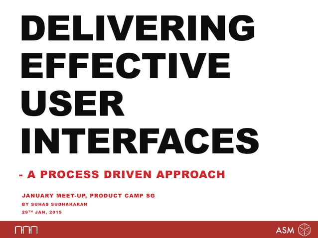 Delivering Effective User Interfaces | PPT