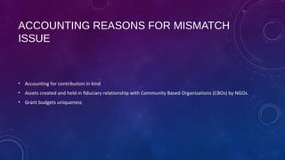 Effective usage of accounting and auditing to evaluate ng os | PPT