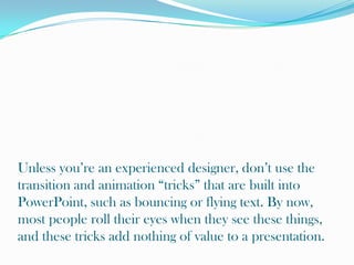 Effective use Of Powerpoint | PPTX