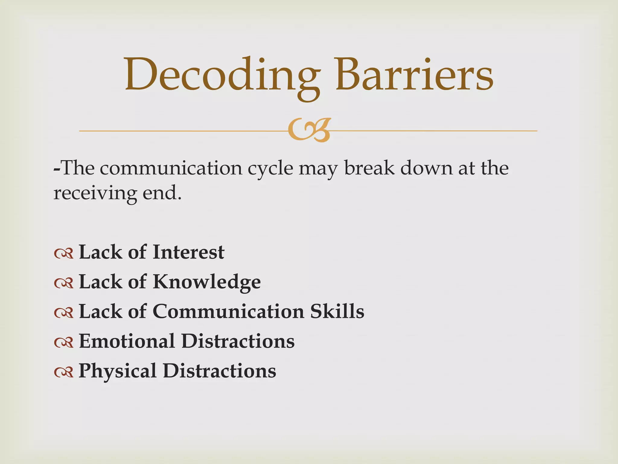 Effective use and barriers of communication | PPTX