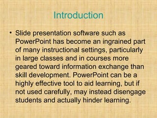 Effective use of powerpoint | PPT