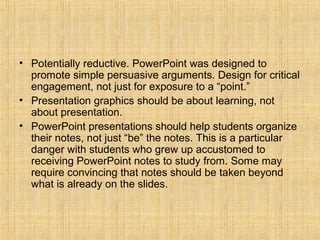 Effective use of powerpoint | PPT