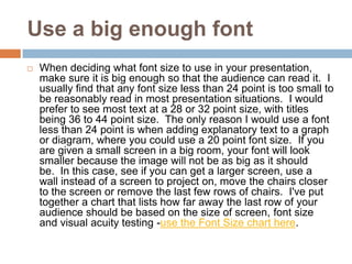 Effective use of powerpoint | PPT