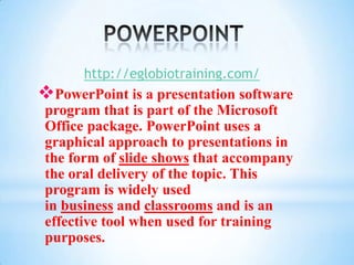 Effective use of powerpoint | PPTX
