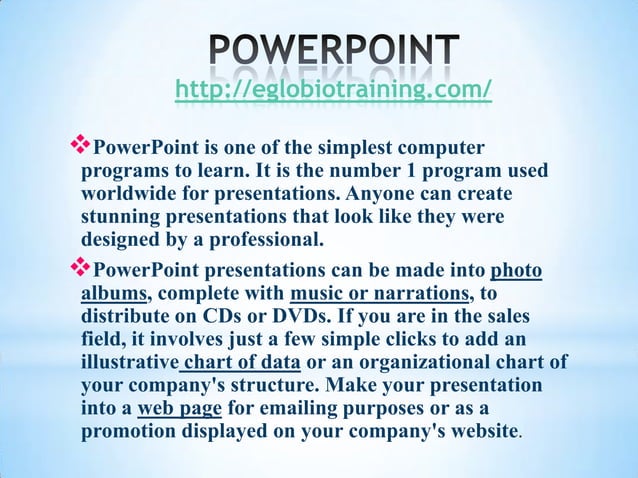 Effective use of powerpoint | PPTX