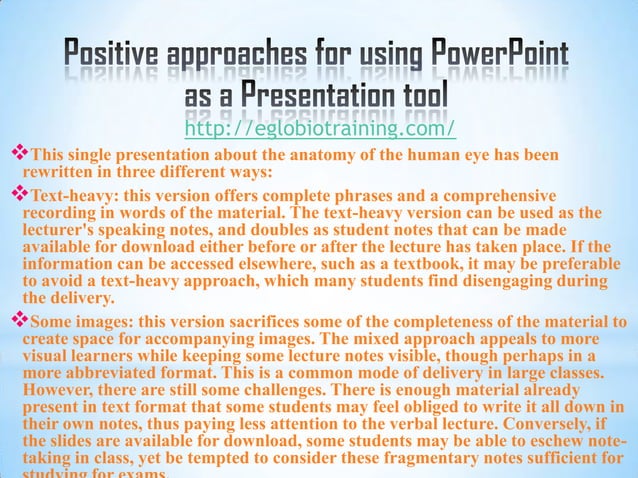 Effective use of powerpoint | PPTX