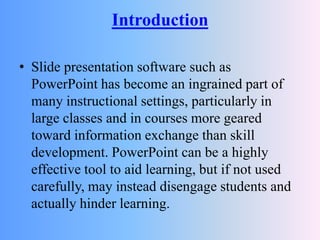 Effective use of power point | PPTX