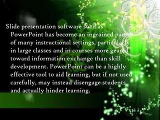 Effective Use of PowerPoint | PPTX