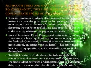 Effective Use of PowerPoint | PPT