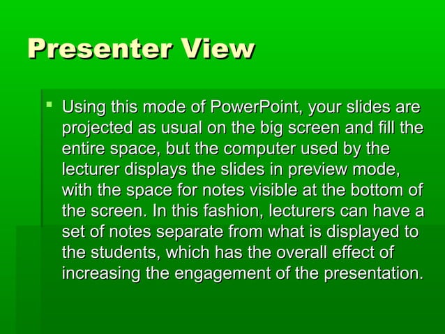 Effective use of powerpoint as a presentation tool | PPT | Free Download