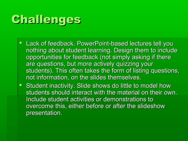 Effective use of powerpoint as a presentation tool | PPT | Free Download