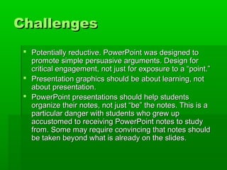 Effective use of powerpoint as a presentation tool | PPT