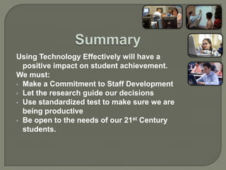 Effective Use Of Technology Brian J | PPTX | Education industry ...