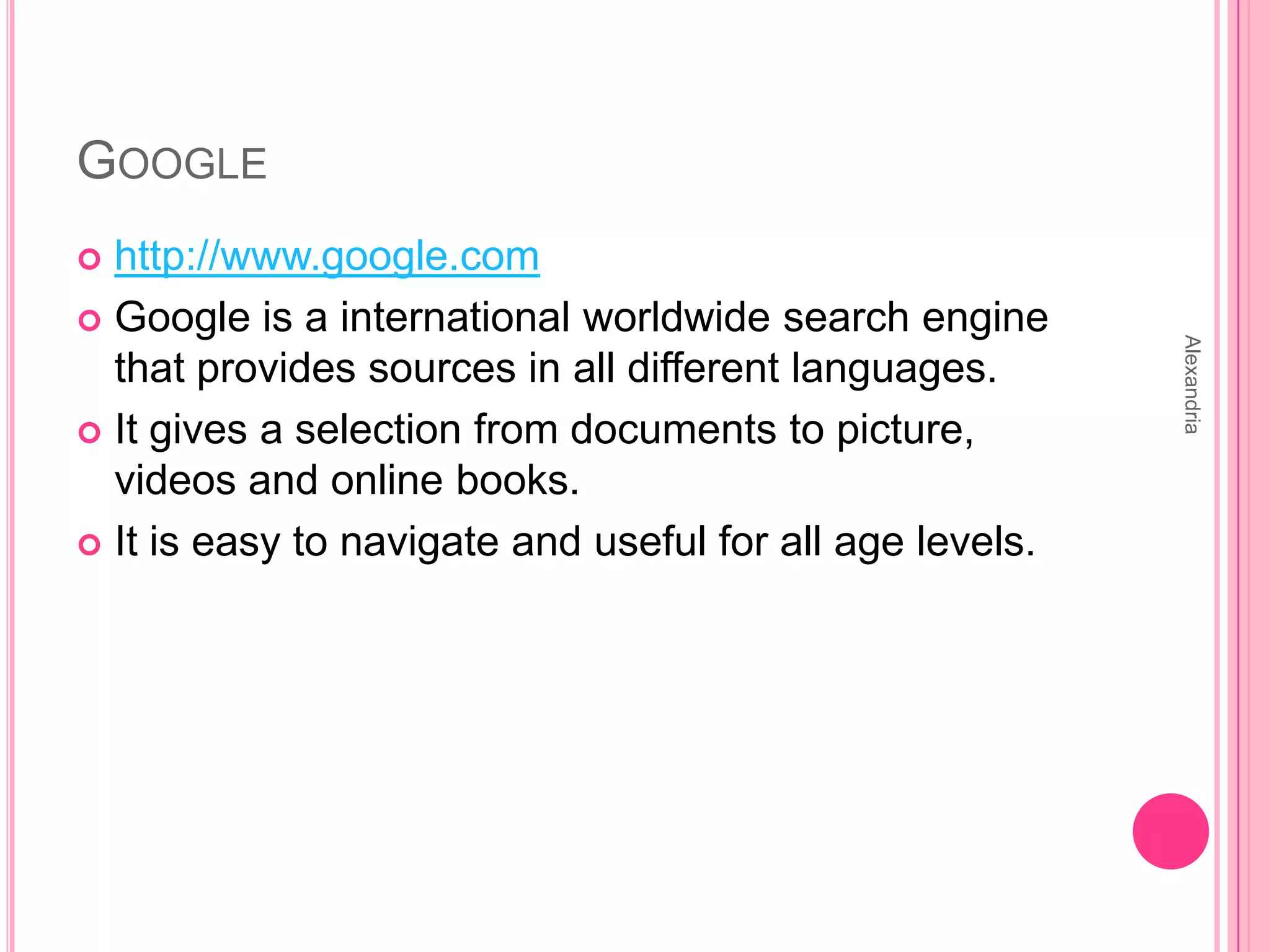 Effective use of the internet | PPTX