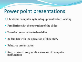 Effective use of visual aids | PPTX
