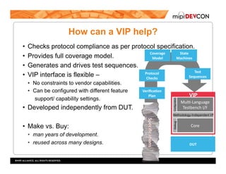MIPI DevCon 2016: Effective Verification of Stacked and Layered ...