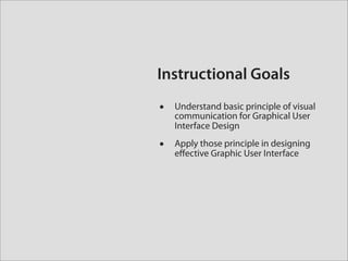 Effective visual communication for GUI | PPT | Free Download