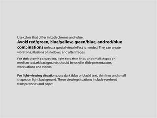 Effective visual communication for GUI | PPT