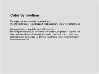 Effective visual communication for GUI | PPT