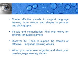 Effective visuals for language learning | PPT
