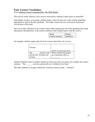 Effective vocabulary instruction for all levels | PDF