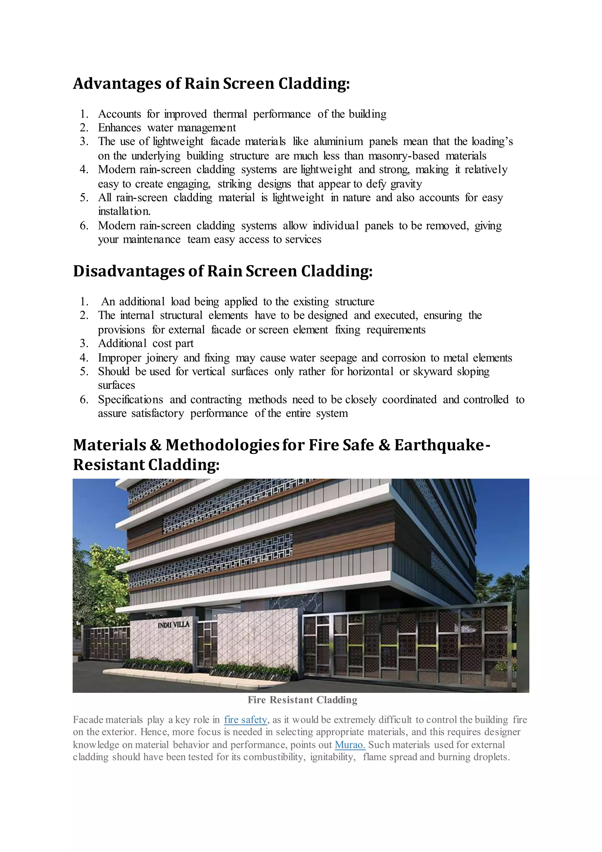 Effective wall cladding | DOCX