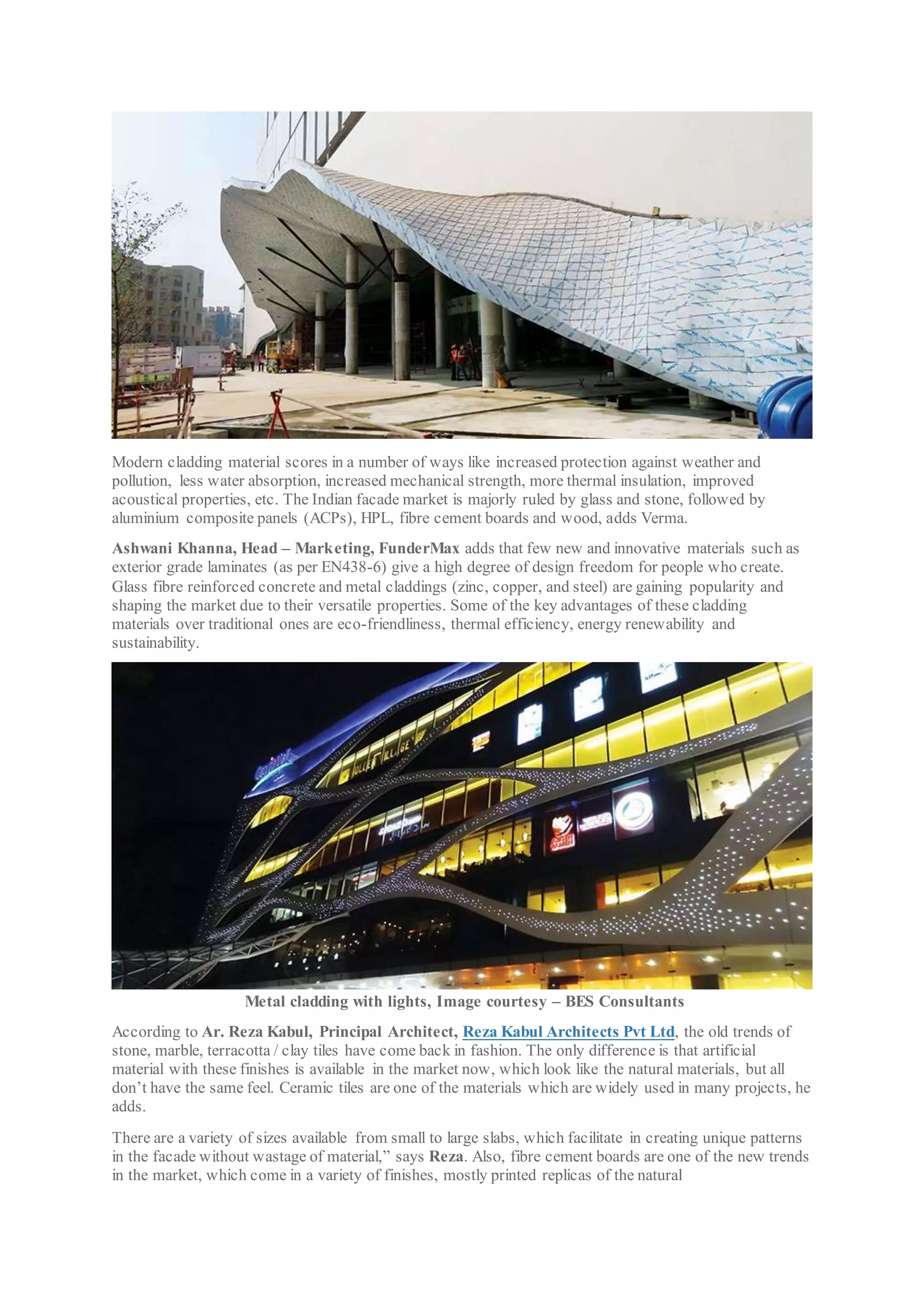 Effective wall cladding | DOCX