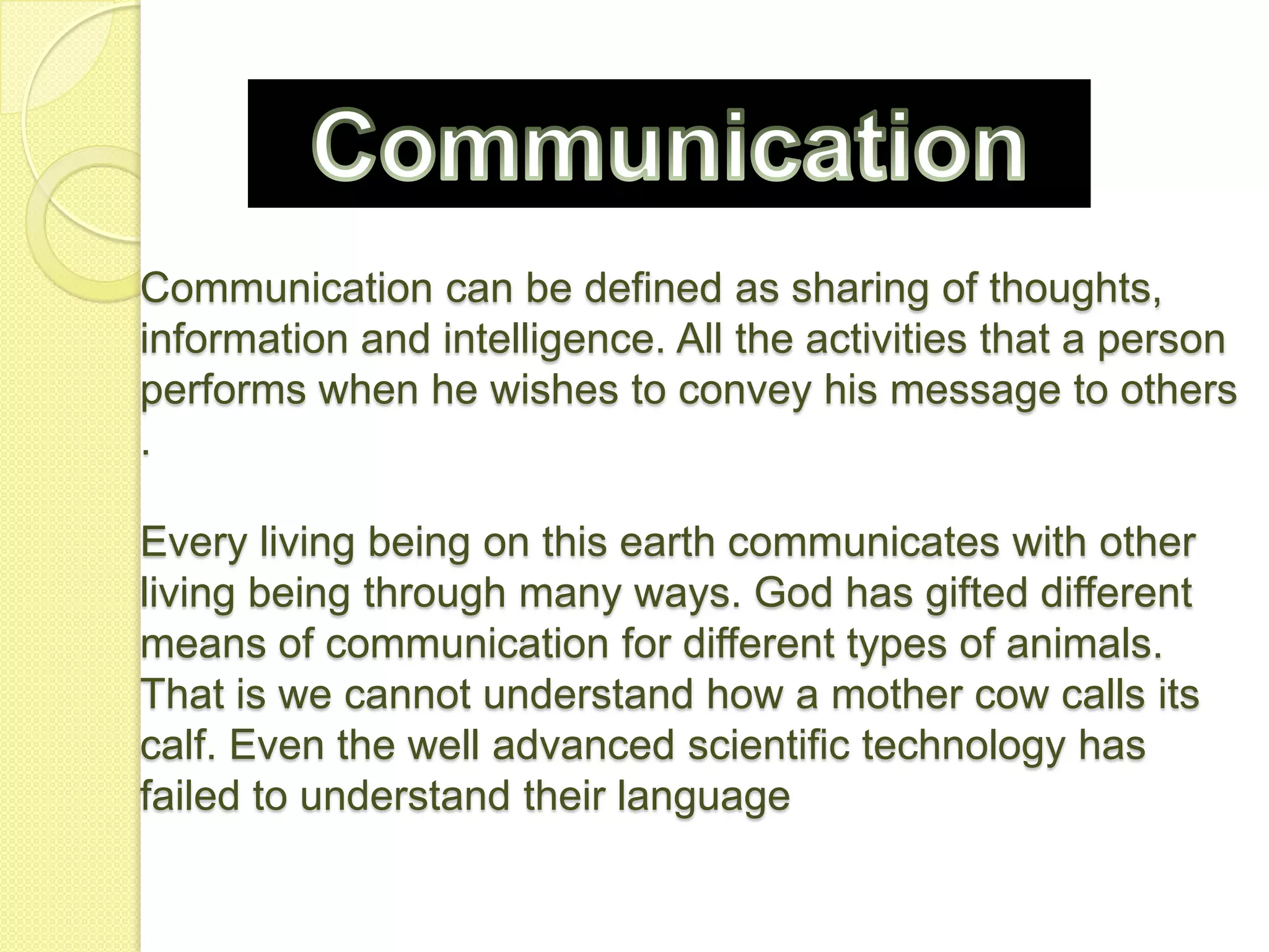 Effective Ways Of Communication | PPTX