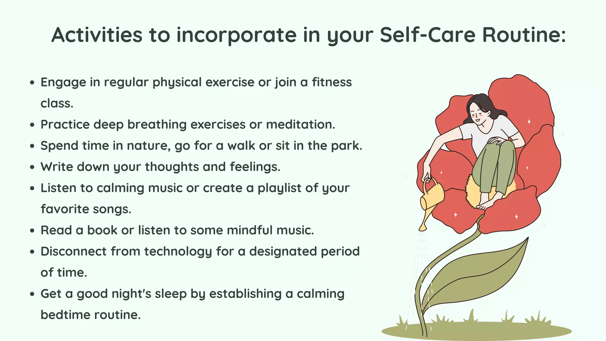 Effective Ways to create a Self-care Routine | Solh Wellness | PDF