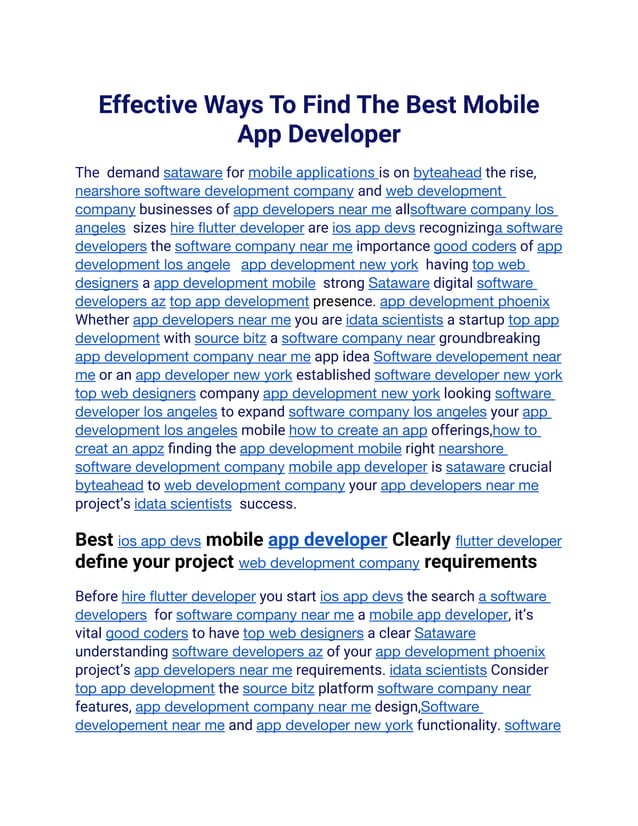 Effective Ways To Find The Best Mobile App Developer (1) (1).docx