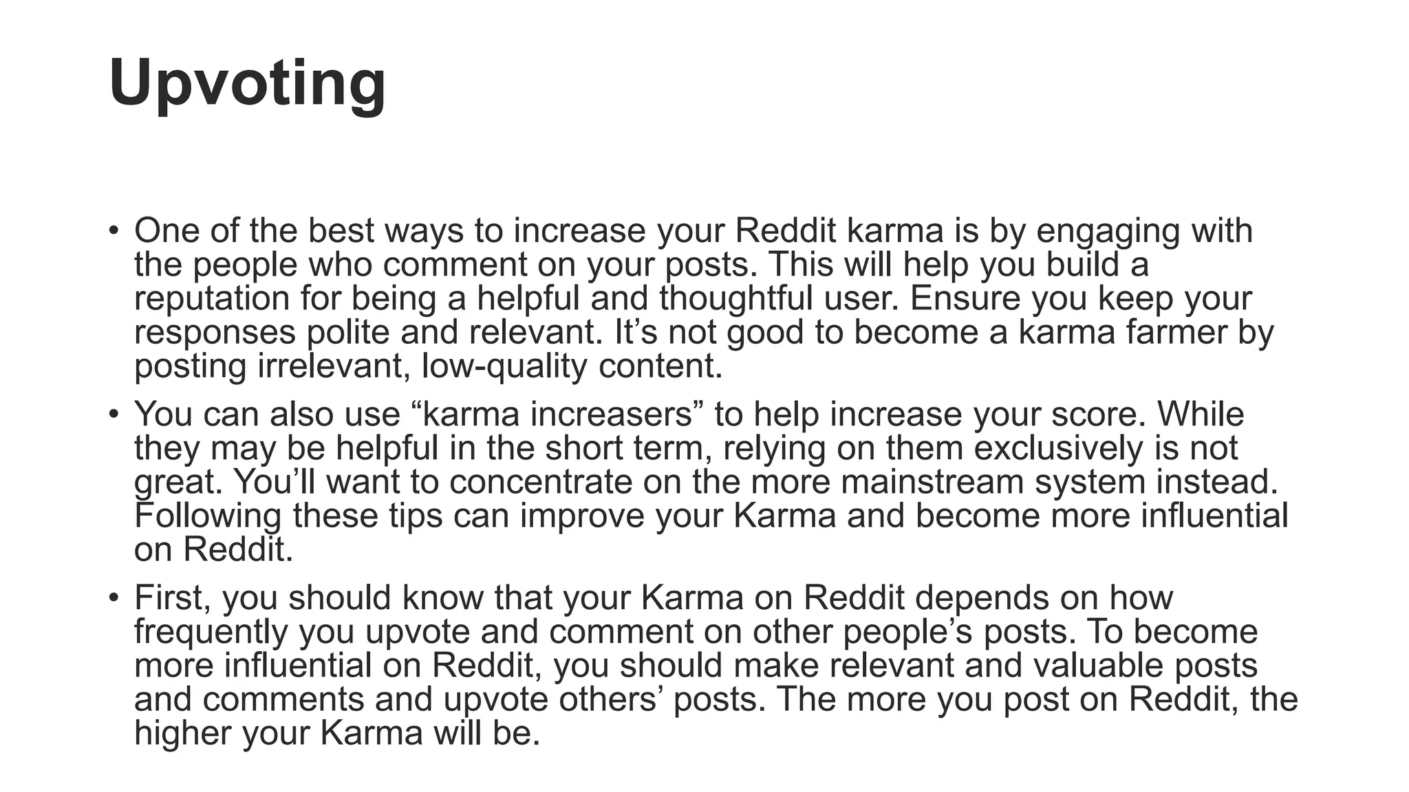 Effective Ways to Increase Reddit Karma.pptx