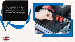Effective Way to Test the Battery of your Car | PPTX