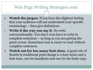 Effective web design strategies | PPTX | Web Design and HTML | Internet