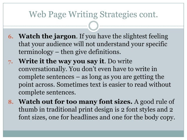 Effective web design strategies | PPT