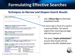 Effective web search techniques | PPTX