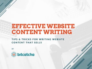 Effective Website Content Writing | PDF